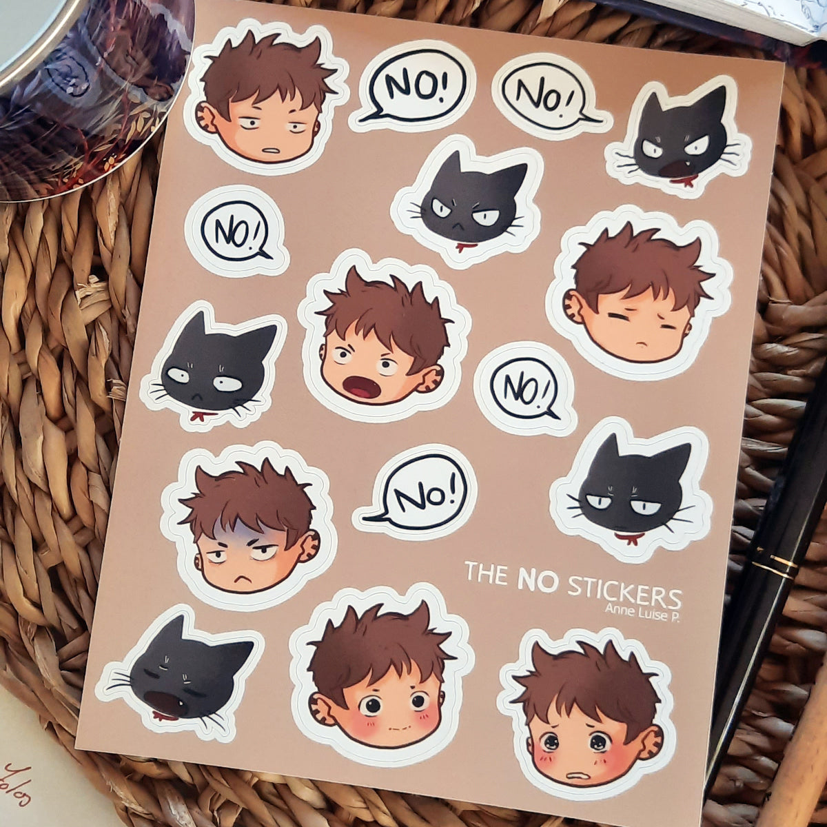 NO sticker sheet – annedrawsstuff